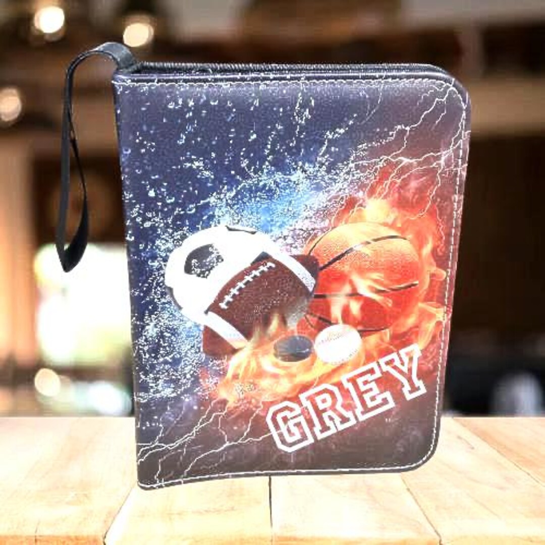 Personalized Trading Cards Binder - Sports Cards Organization - Etsy