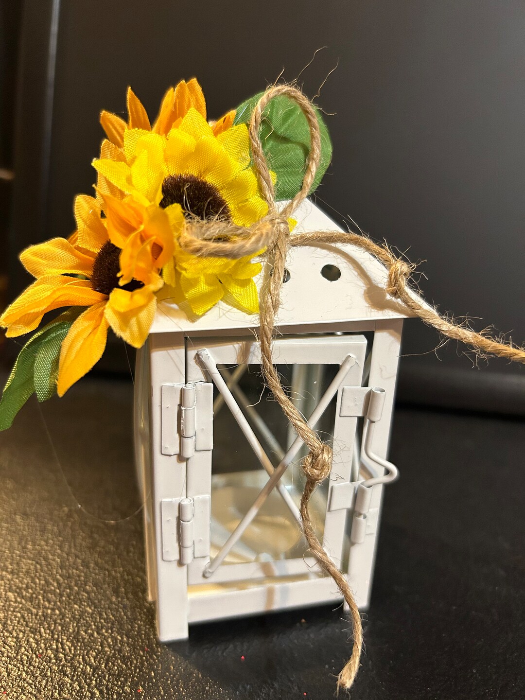 Mini Sunflower Lantern - Etsy