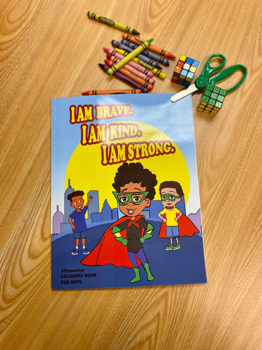 I Am Brave. I Am Kind. I Am Strong.: Affirmations Coloring Book for ...
