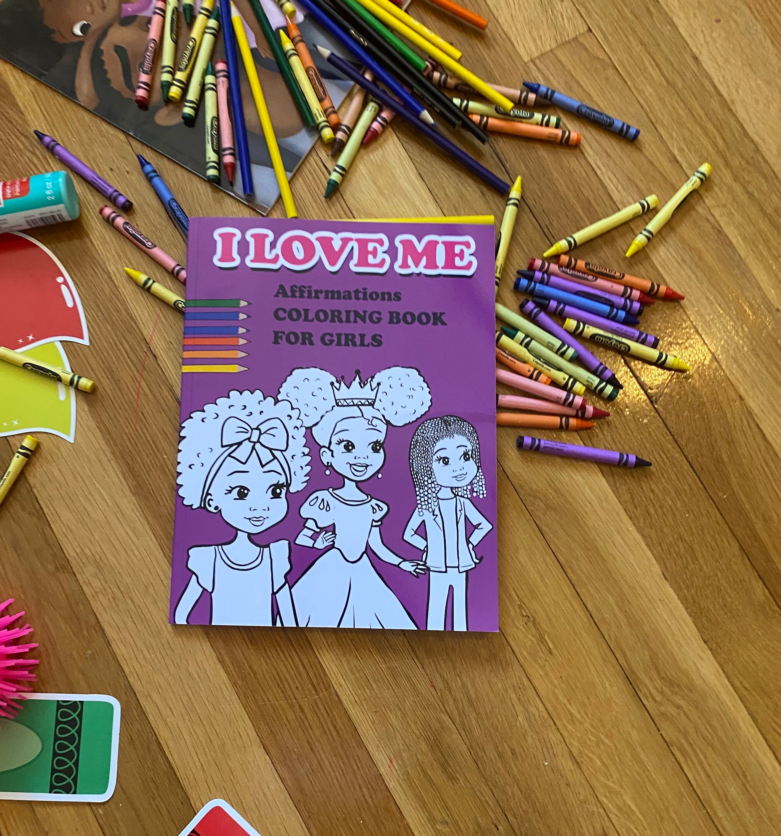 I LOVE ME | Affirmations Coloring Book for Girls - Etsy