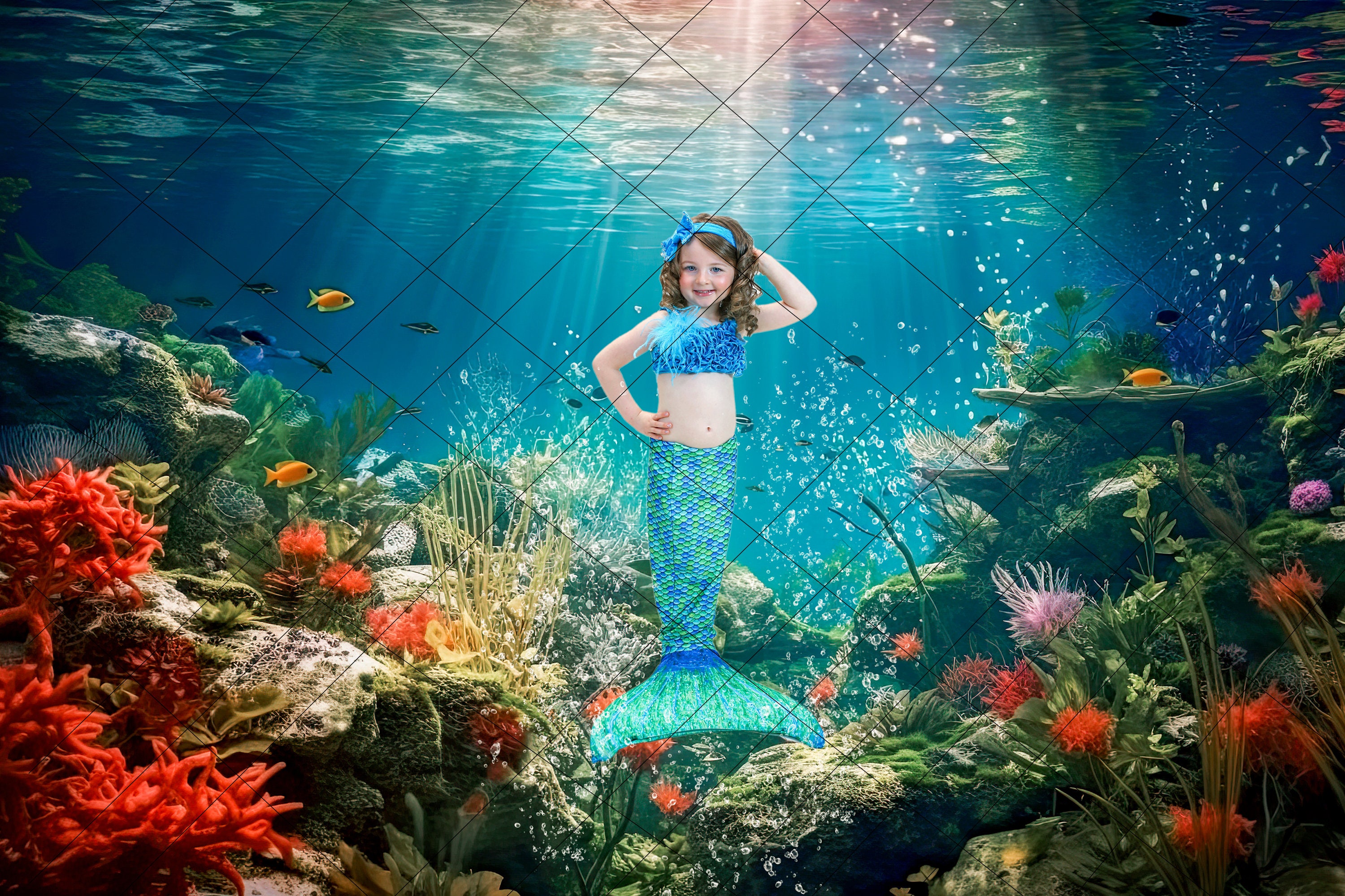 Under the Sea Digital Backdrop - Etsy