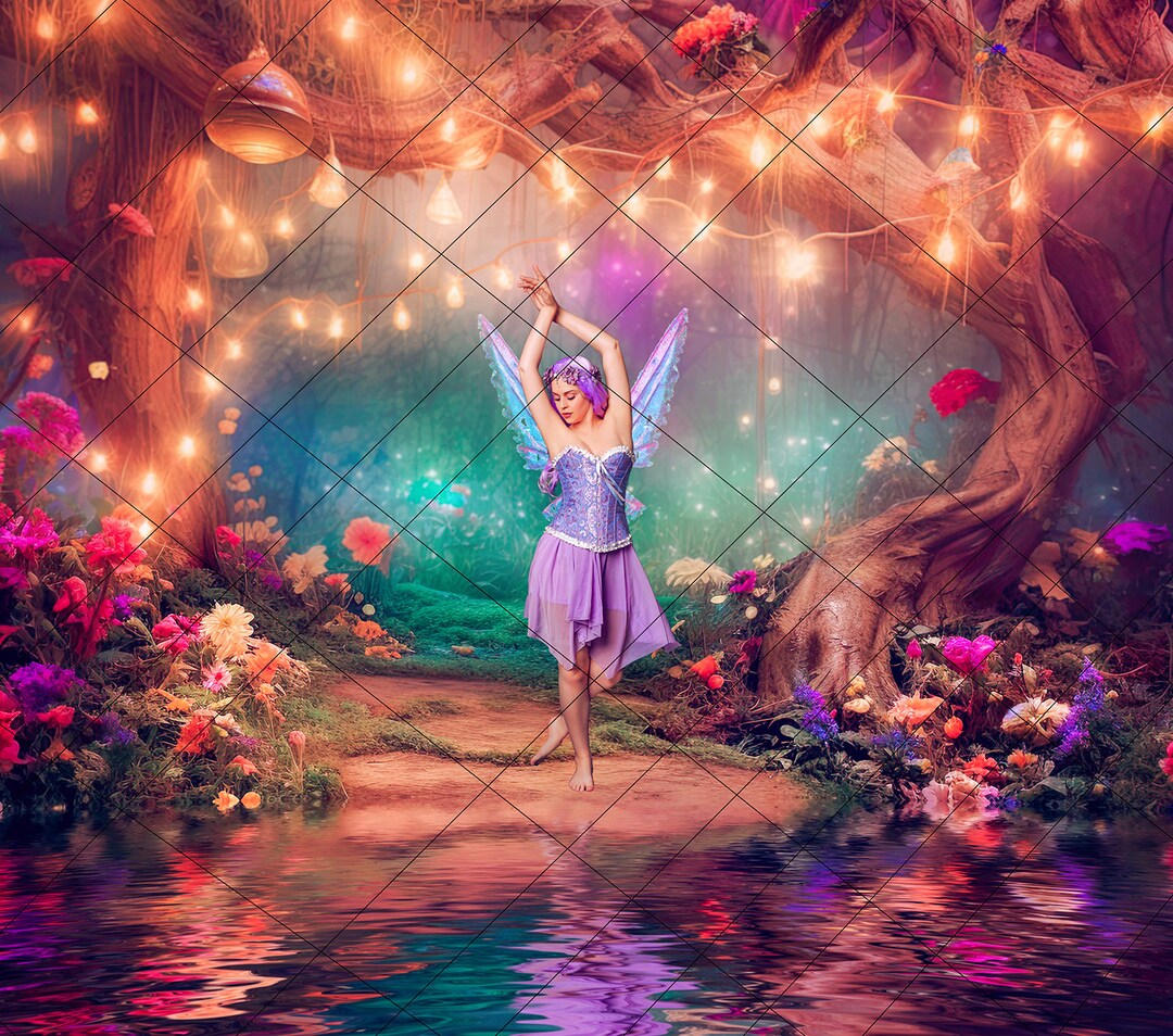 Fairy Den 2 Digital Backdrop - Etsy