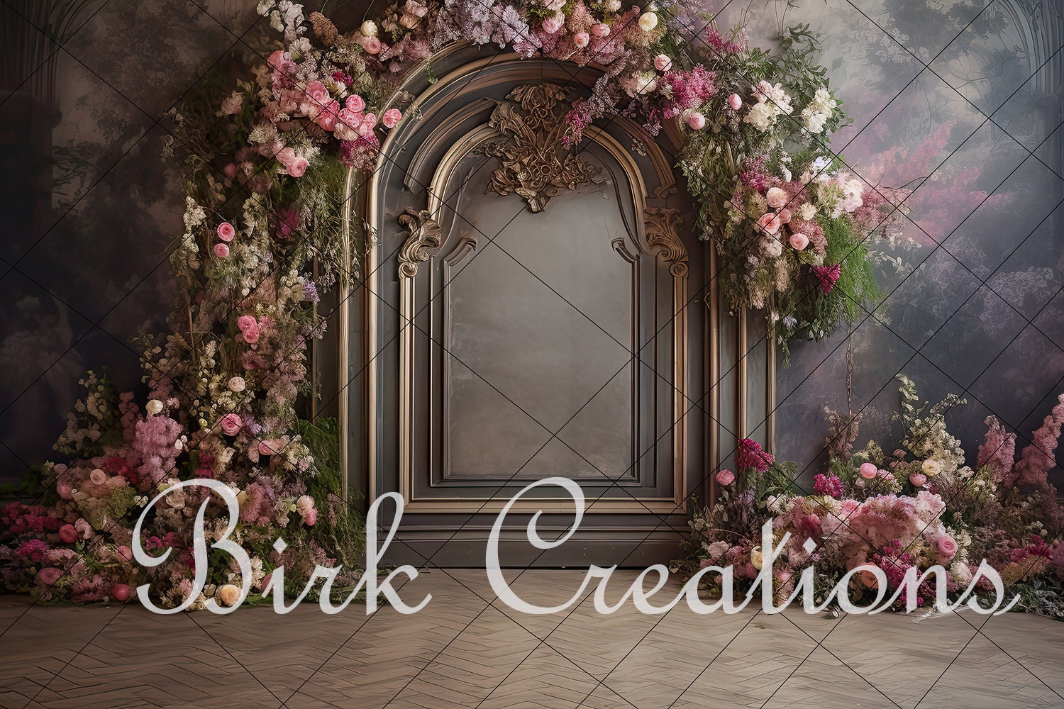 4 Floral Fine Art Renaissance Digital Backdrops - Etsy