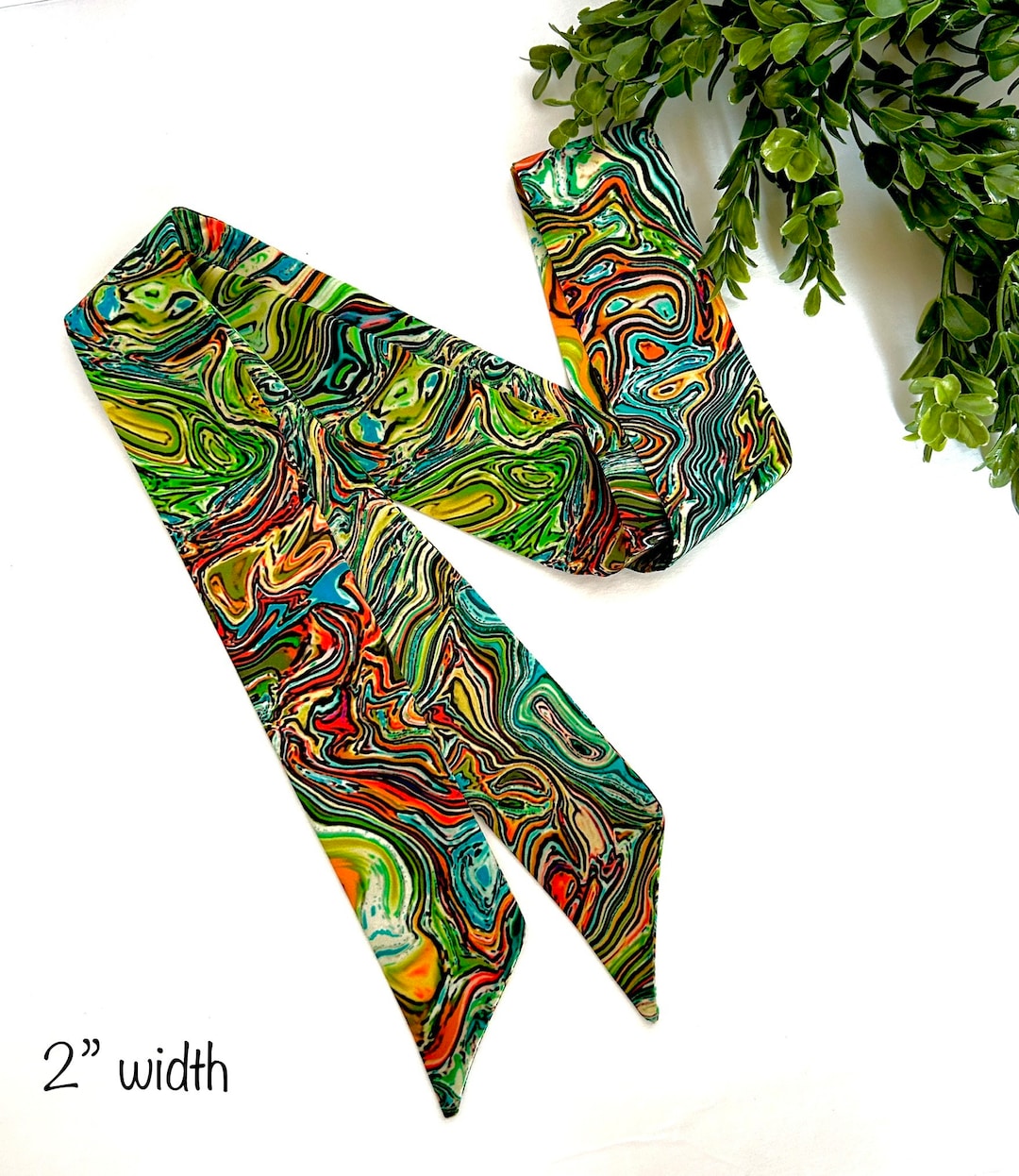 Satin Sash or Scarf Retro Womens Sash Satin Scarf Purse Artsy Hat ...