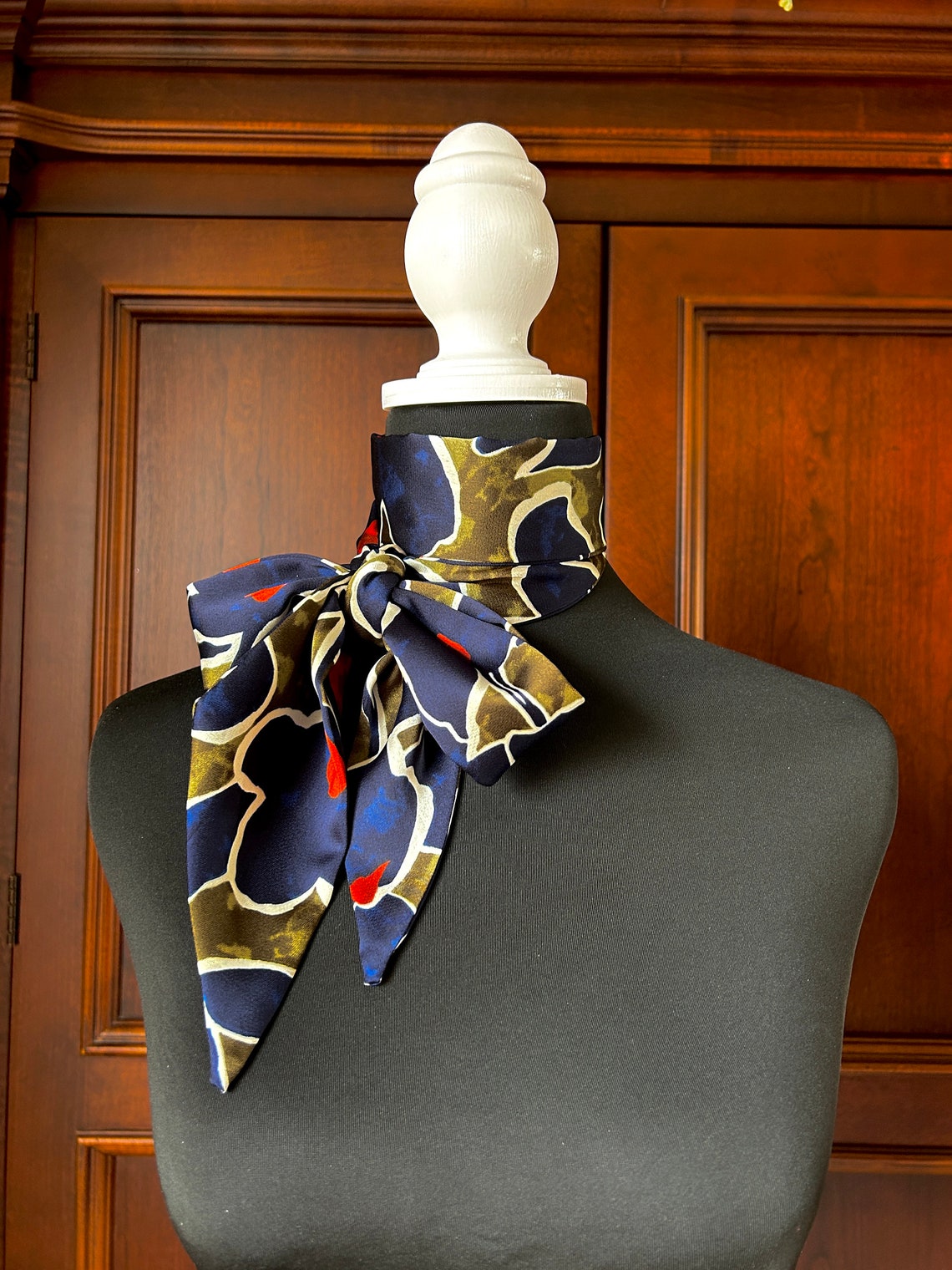 Sash Belt Satin Sash Wrap Tie Satin Scarf Silky Scarf Belt Floral Women ...