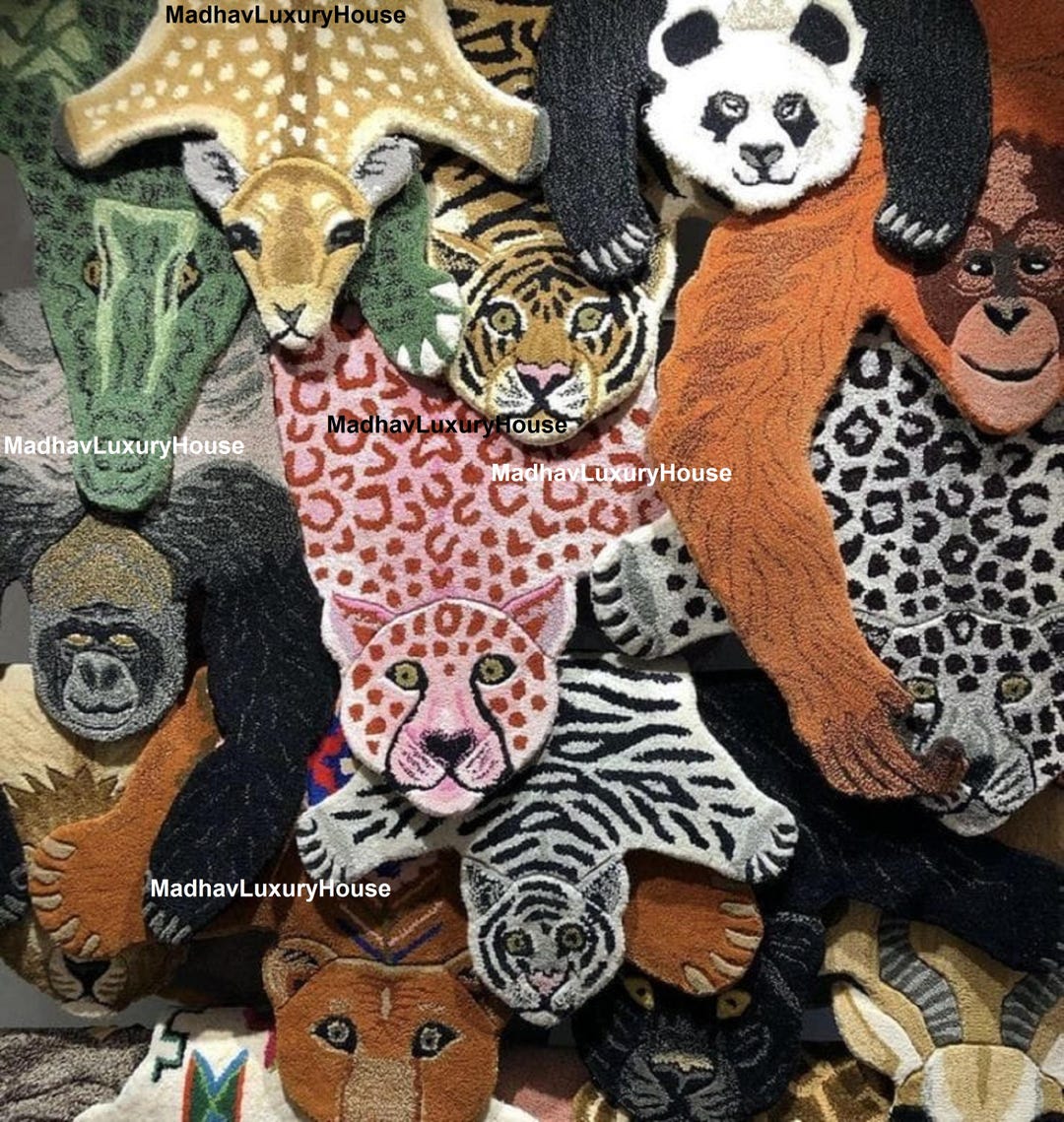 Custom Wild Animal Tufted Rugs ,handmade Rug,tufting Carpet,area Rug ...