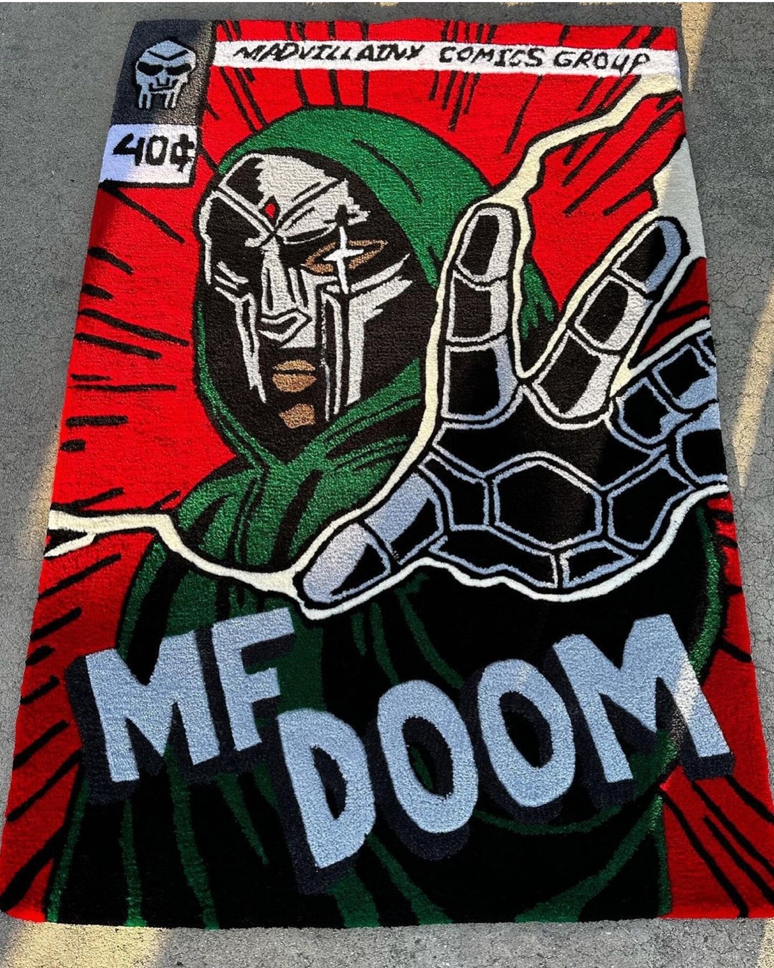 MF DOOM Custom Tufted Rug ,doctor Doom Rug,handmade - Etsy UK