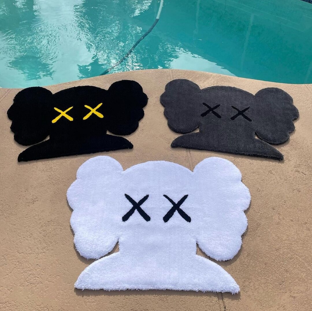 Kaws Face Custom Tufted Rug - Etsy