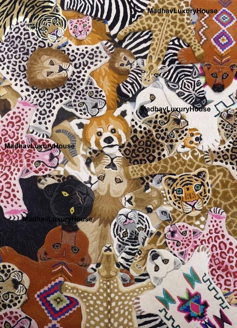 Custom Wild Animal Tufted Rugs ,handmade Rug,tufting Carpet,area Rug ...