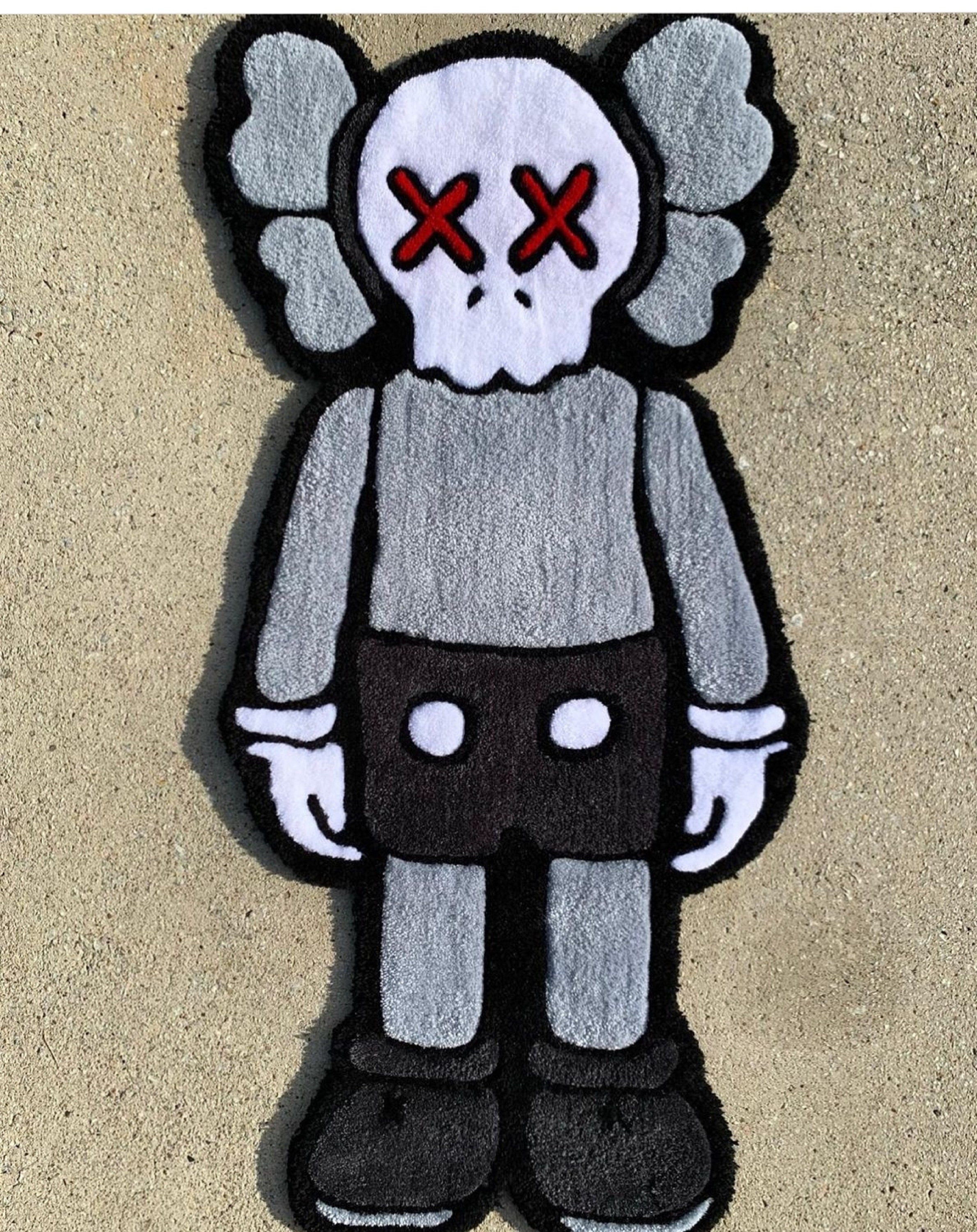 Kaws Face Custom Tufted Rug - Etsy