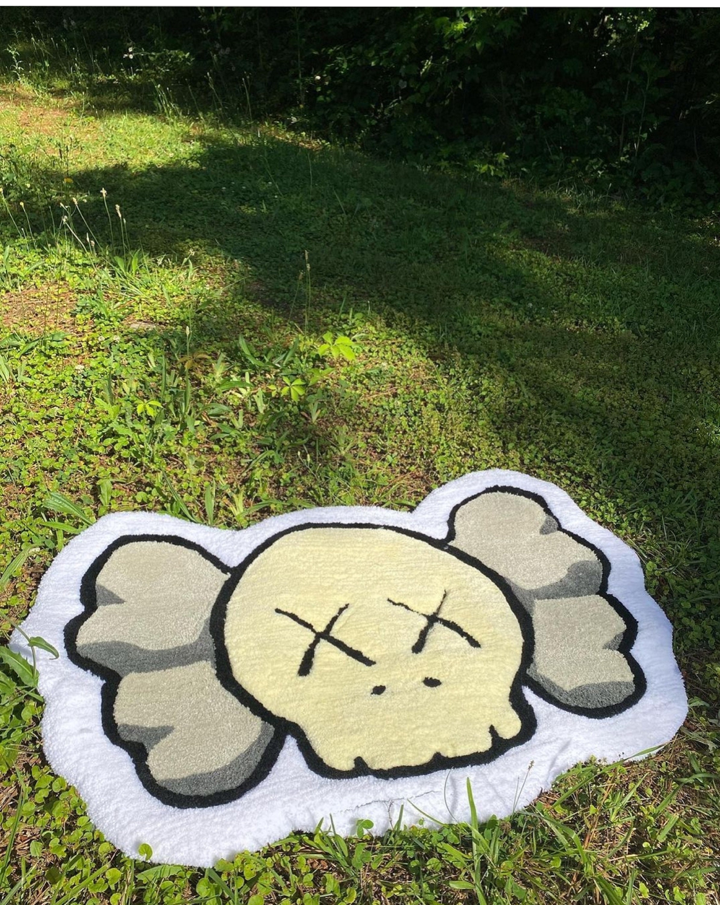 Kaws Face Custom Tufted Rug - Etsy