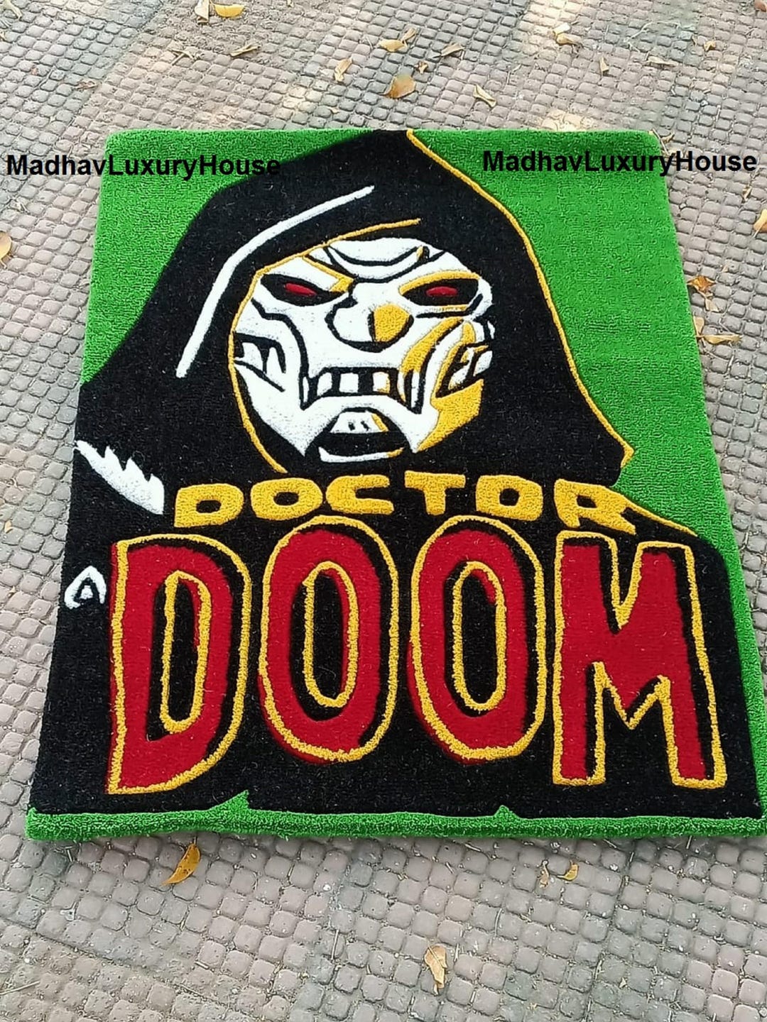 MF DOOM Custom Tufted Rug ,doctor Doom Rug,handmade - Etsy