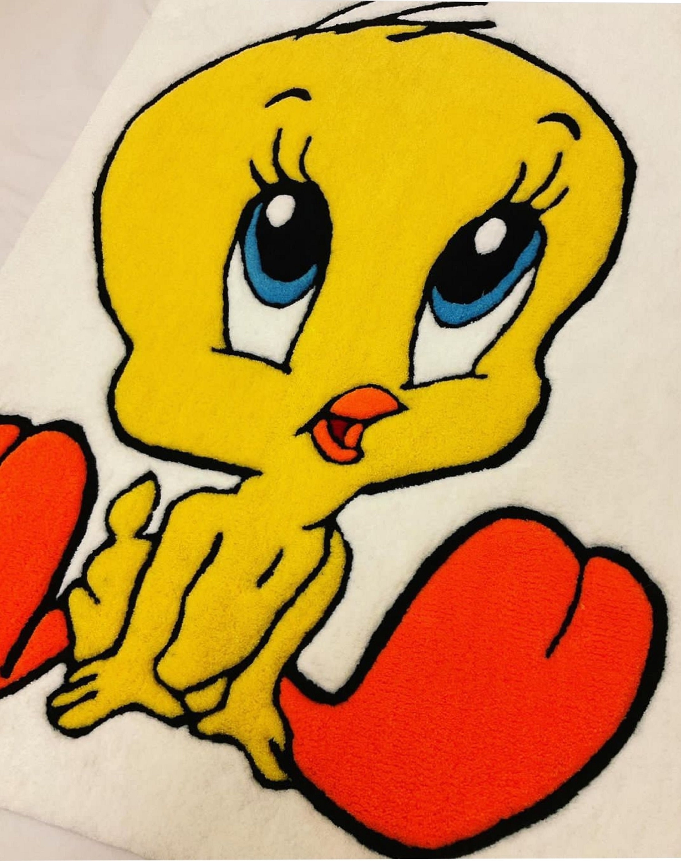 Tweety Baby Looney Tunes Handmade Custom Tufted Rug/bad Room Rug/cool ...
