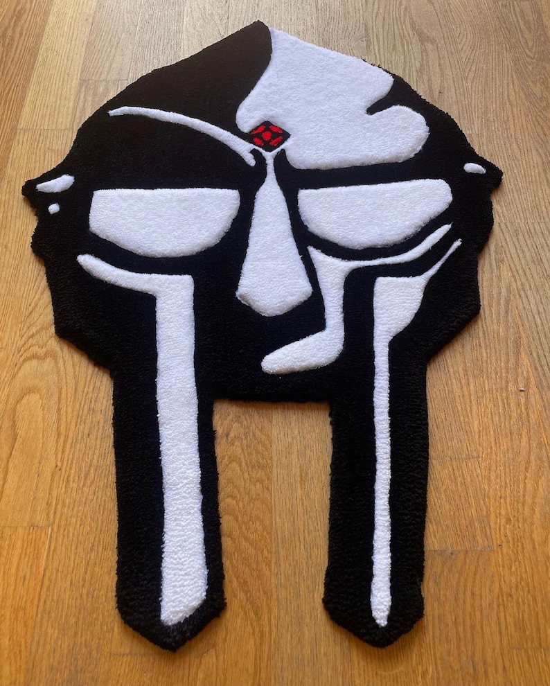 MF DOOM Helmet Custom Rug,handmade,bad Room Rug,living Room Rug - Etsy