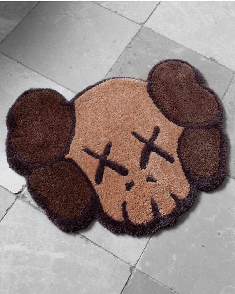 Kaws Face Custom Tufted Rug - Etsy
