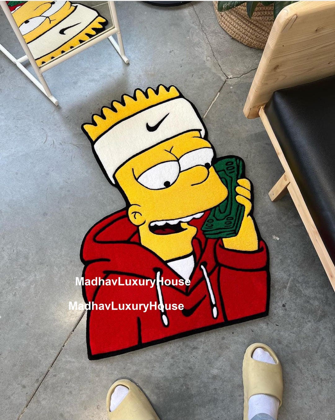 Custom Bart Simpsion Tufting Rug/hand Tufted Carpet - Etsy