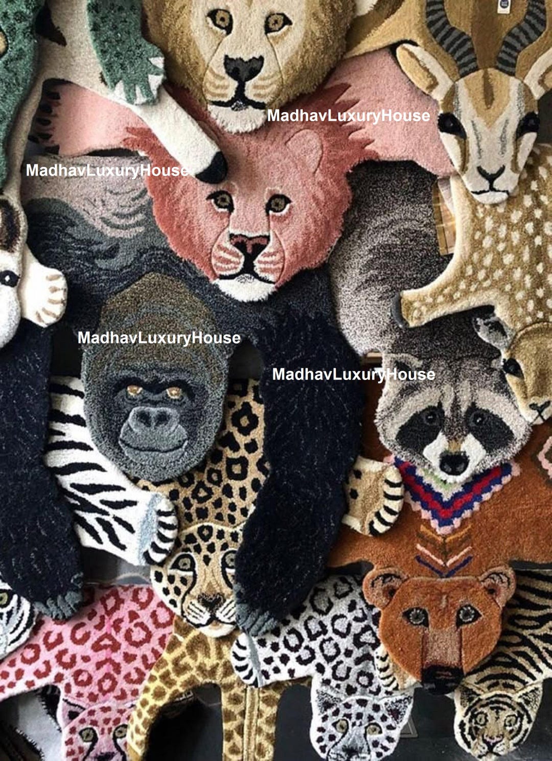 Custom Wild Animal Tufted Rugs ,handmade Rug,tufting Carpet,area Rug ...