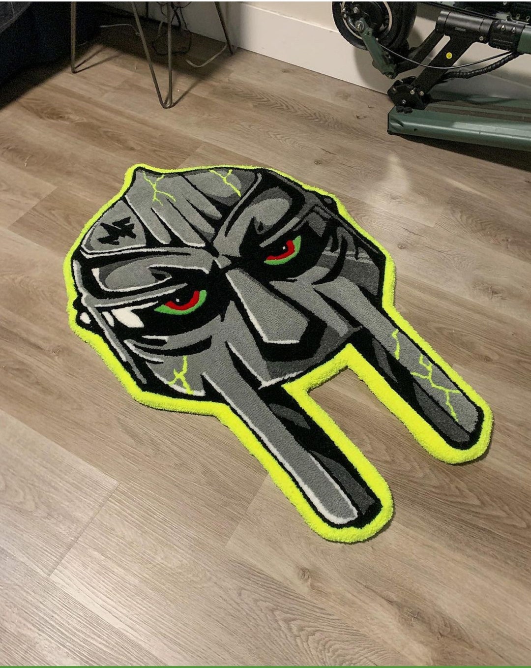 MF DOOM Helmet Custom Rug,handmade,bad Room Rug,living Room Rug - Etsy