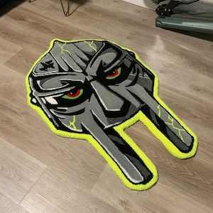 MF DOOM Helmet Custom Rug,handmade,bad Room Rug,living Room Rug - Etsy