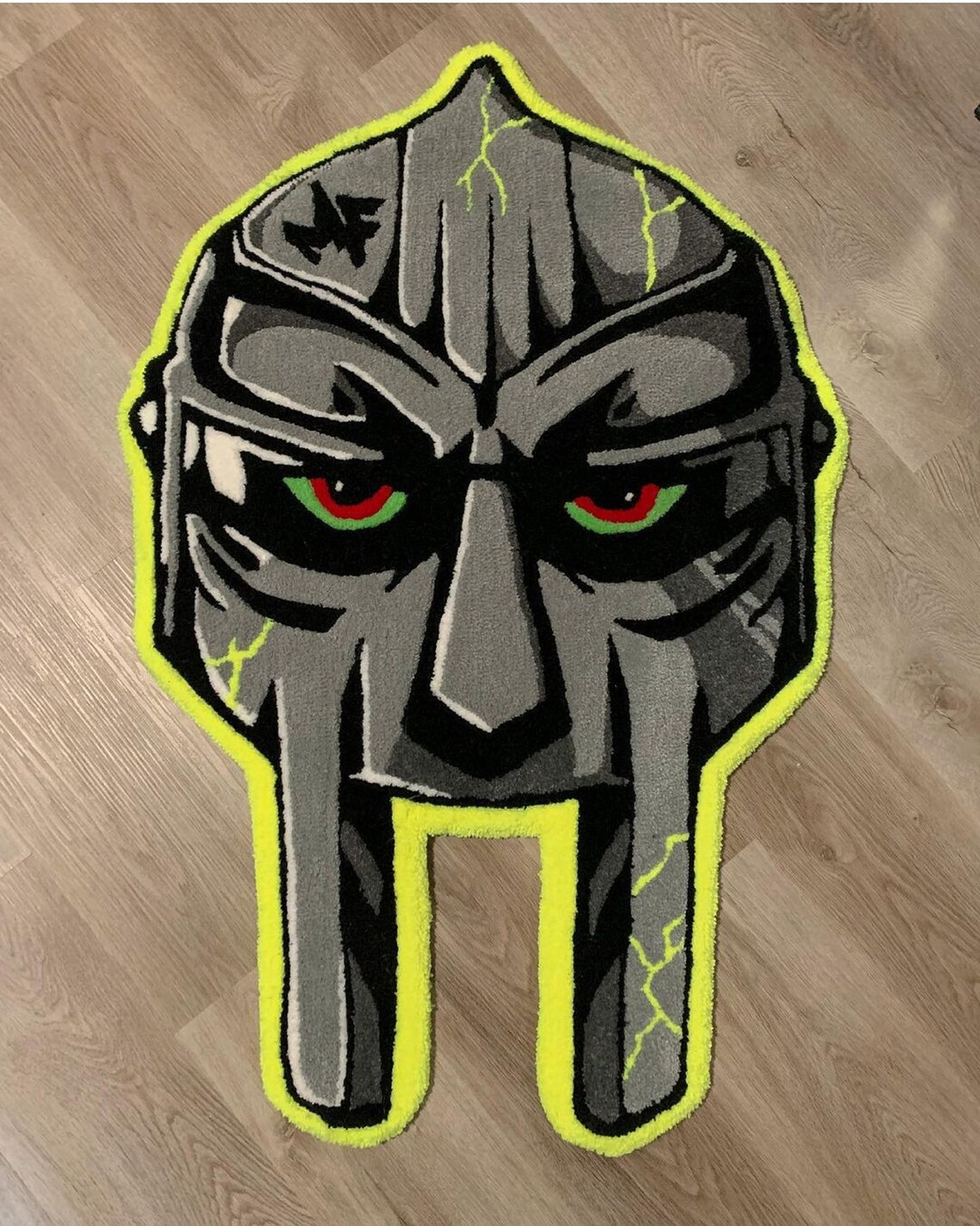 MF DOOM Helmet Custom Rug,handmade,bad Room Rug,living Room Rug - Etsy