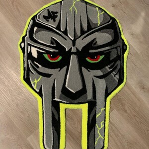 MF DOOM Helmet Custom Rug,handmade,bad Room Rug,living Room Rug - Etsy