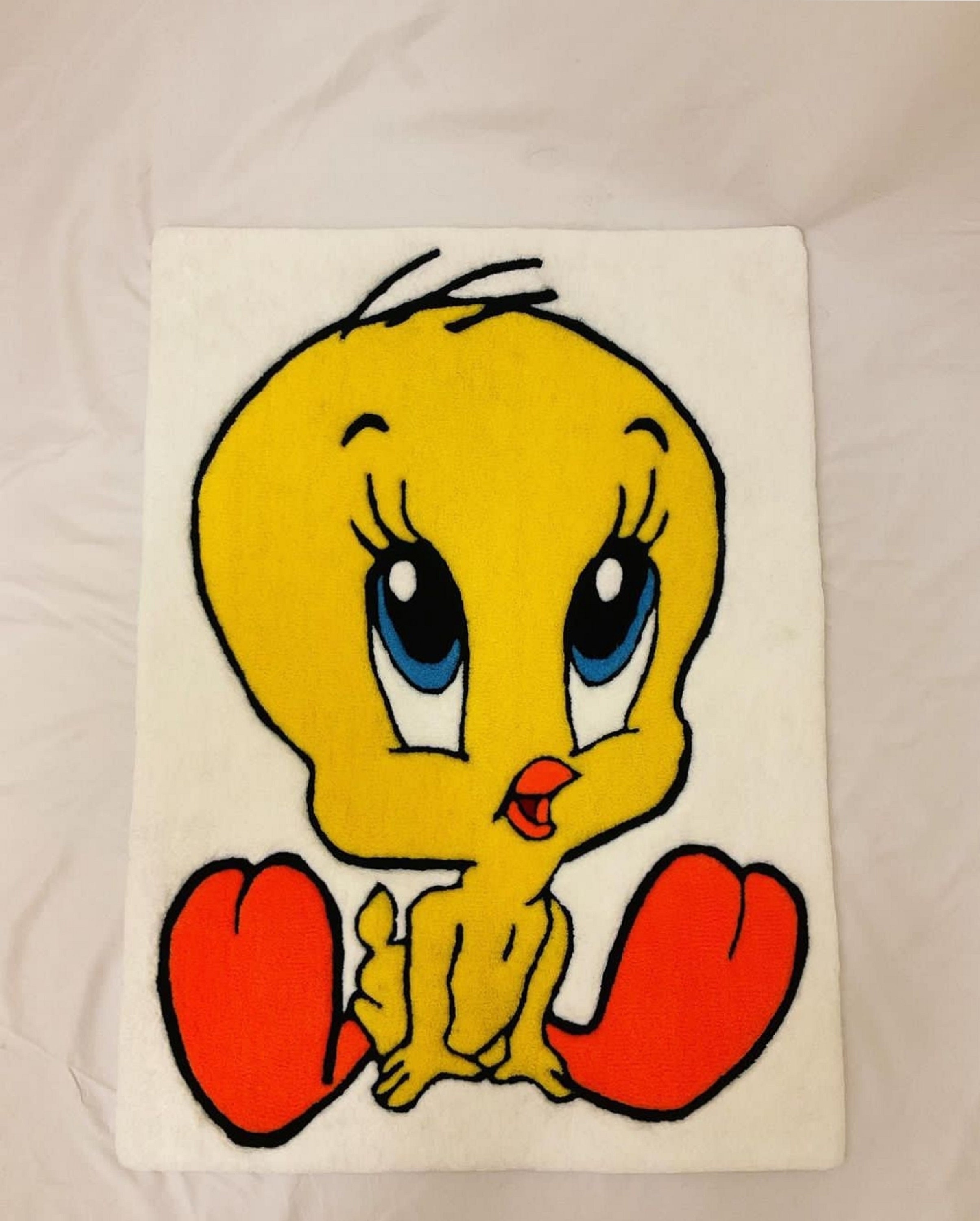 Tweety Baby Looney Tunes Handmade Custom Tufted Rug/bad Room Rug/cool ...