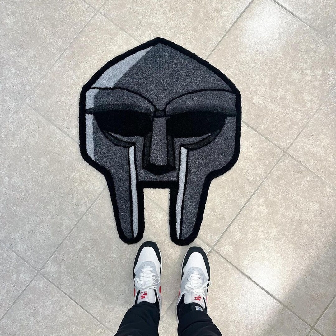 MF DOOM Helmet Custom Rug,handmade,bad Room Rug,living Room Rug - Etsy