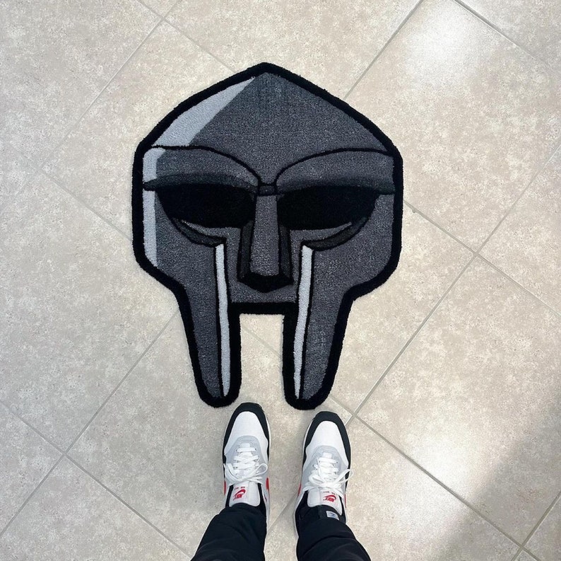 MF DOOM Helmet Custom Rug,handmade,bad Room Rug,living Room Rug - Etsy