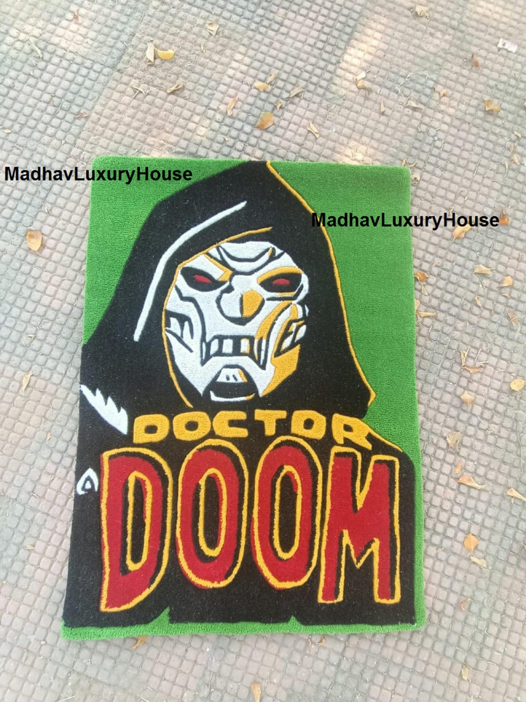 Handmade MF Doctor DOOM Tufted Rug - Etsy