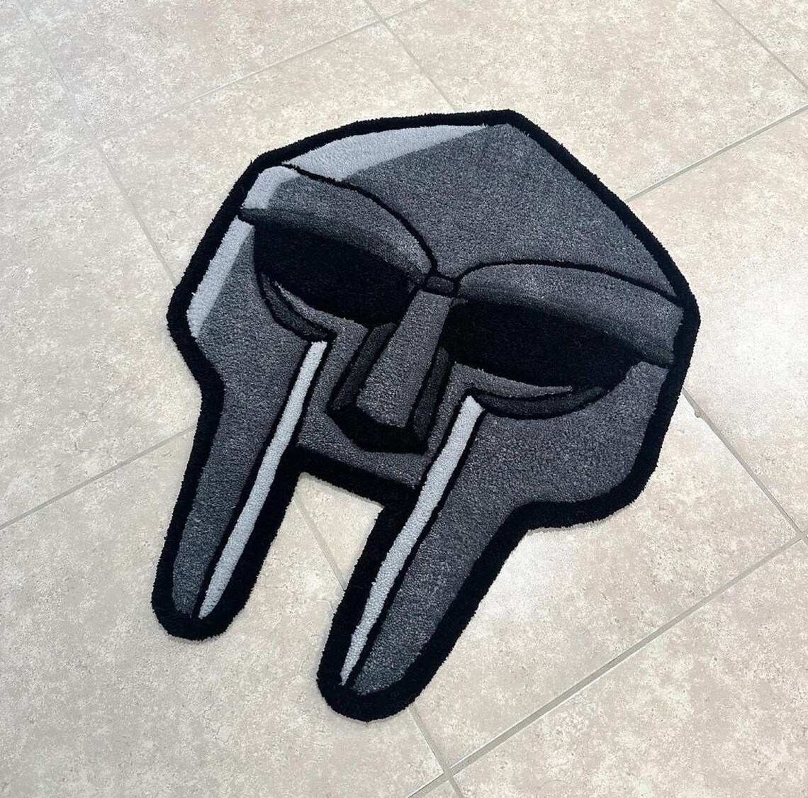 MF DOOM Helmet Custom Rug,handmade,bad Room Rug,living Room Rug - Etsy