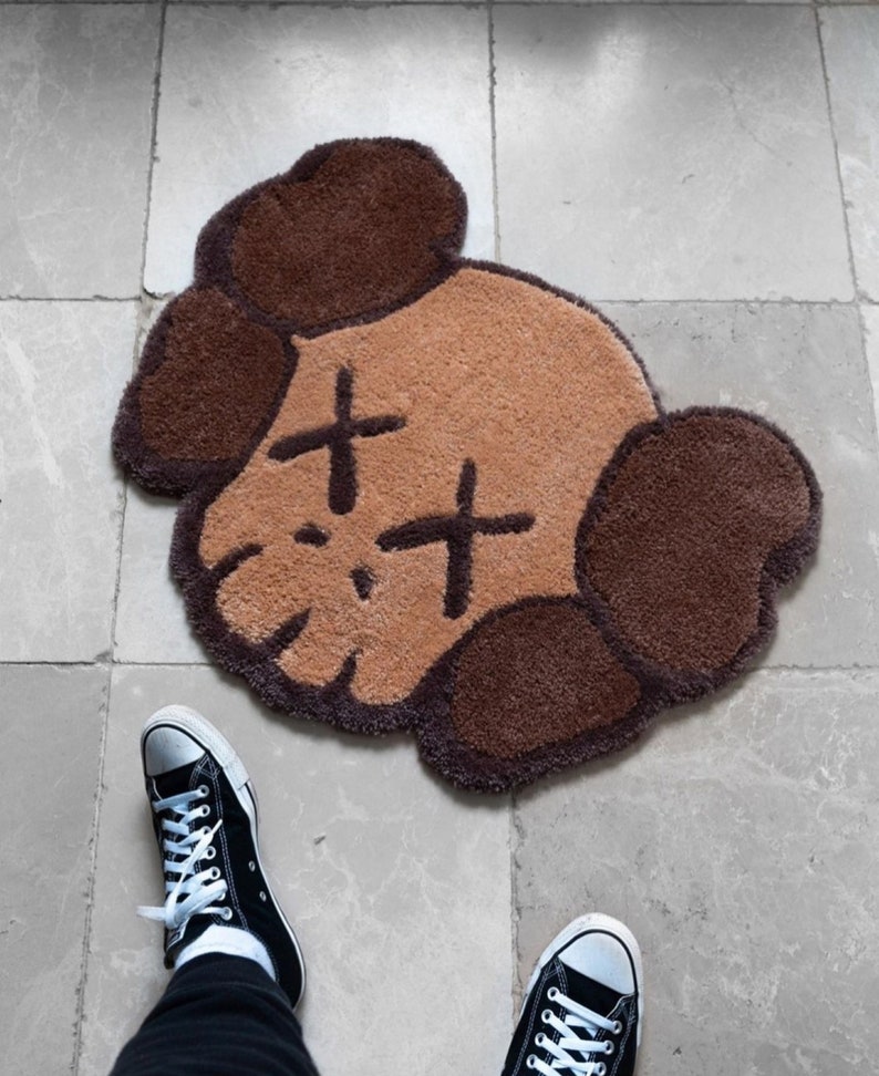 Kaws Face Custom Tufted Rug - Etsy