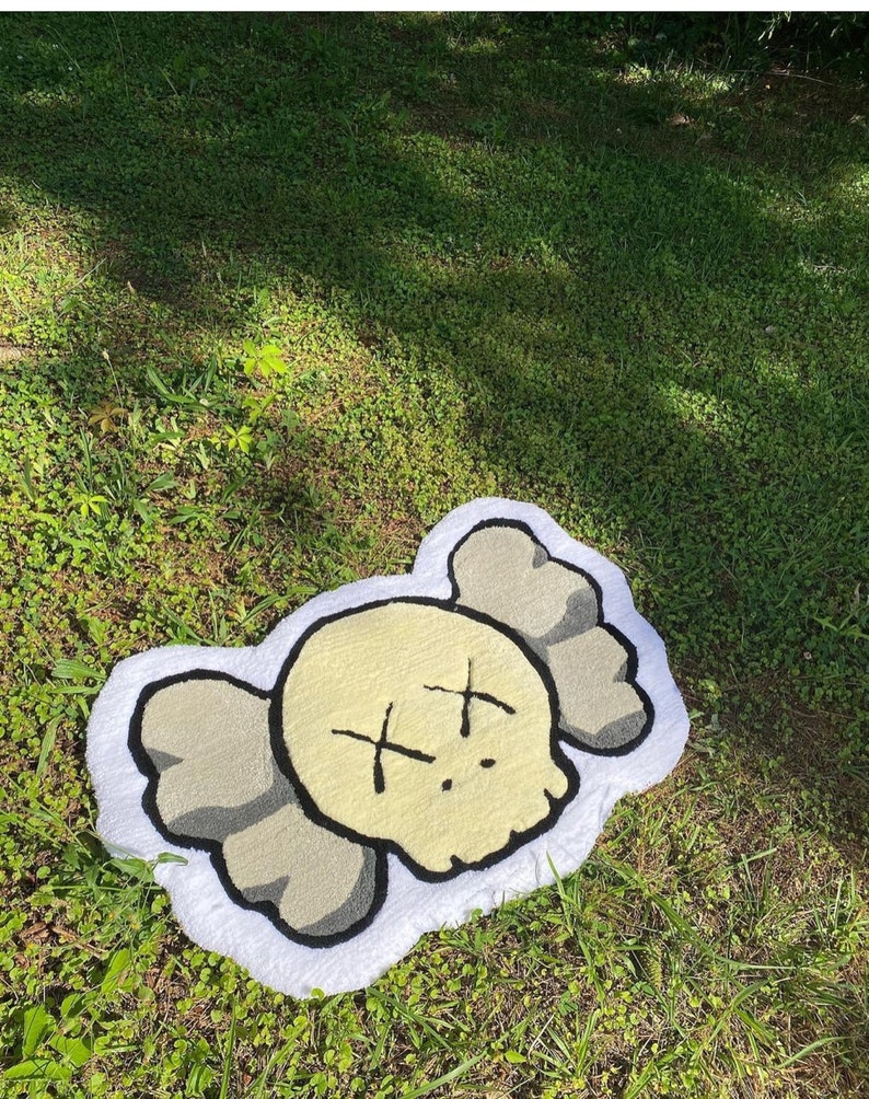 Kaws Face Custom Tufted Rug - Etsy