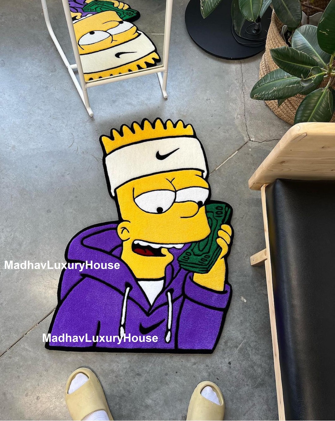 Custom Bart Simpsion Tufting Rug/hand Tufted Carpet - Etsy
