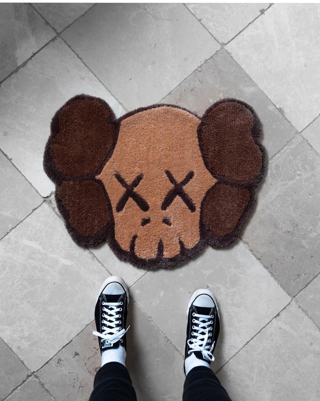Kaws Face Custom Tufted Rug - Etsy