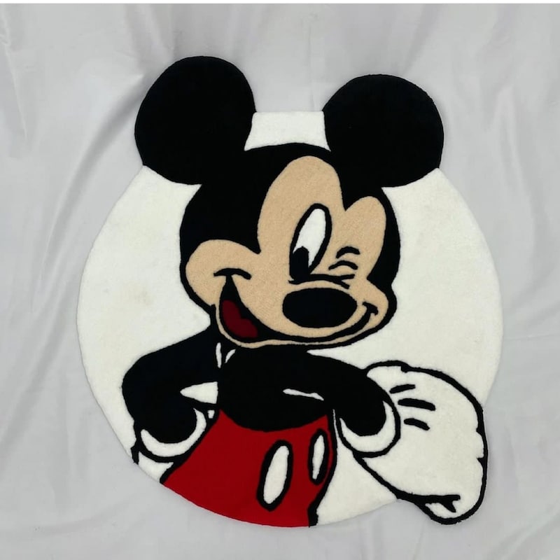 Mickey Mouse Rug - Etsy
