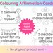 Printable Kids Affirmation Cards - Color Your Own Positive Affirmations ...