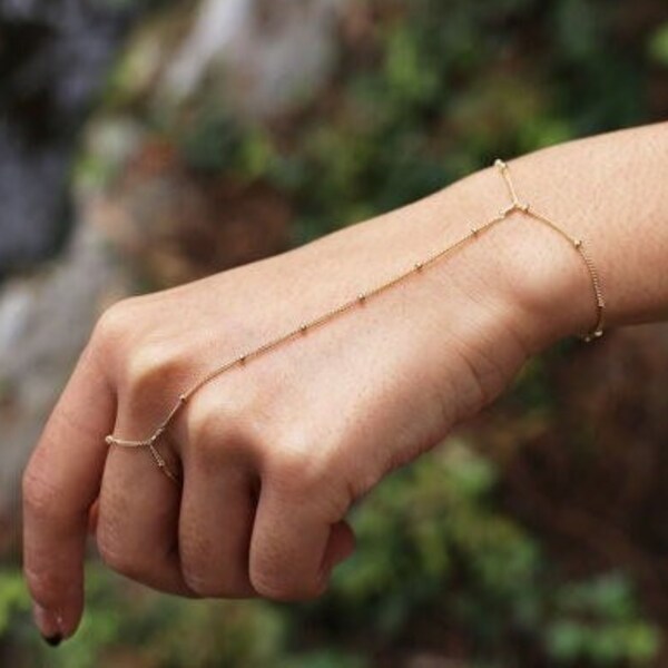 Ring Bracelet - Etsy