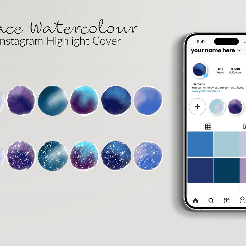 Watercolor Circles - Etsy