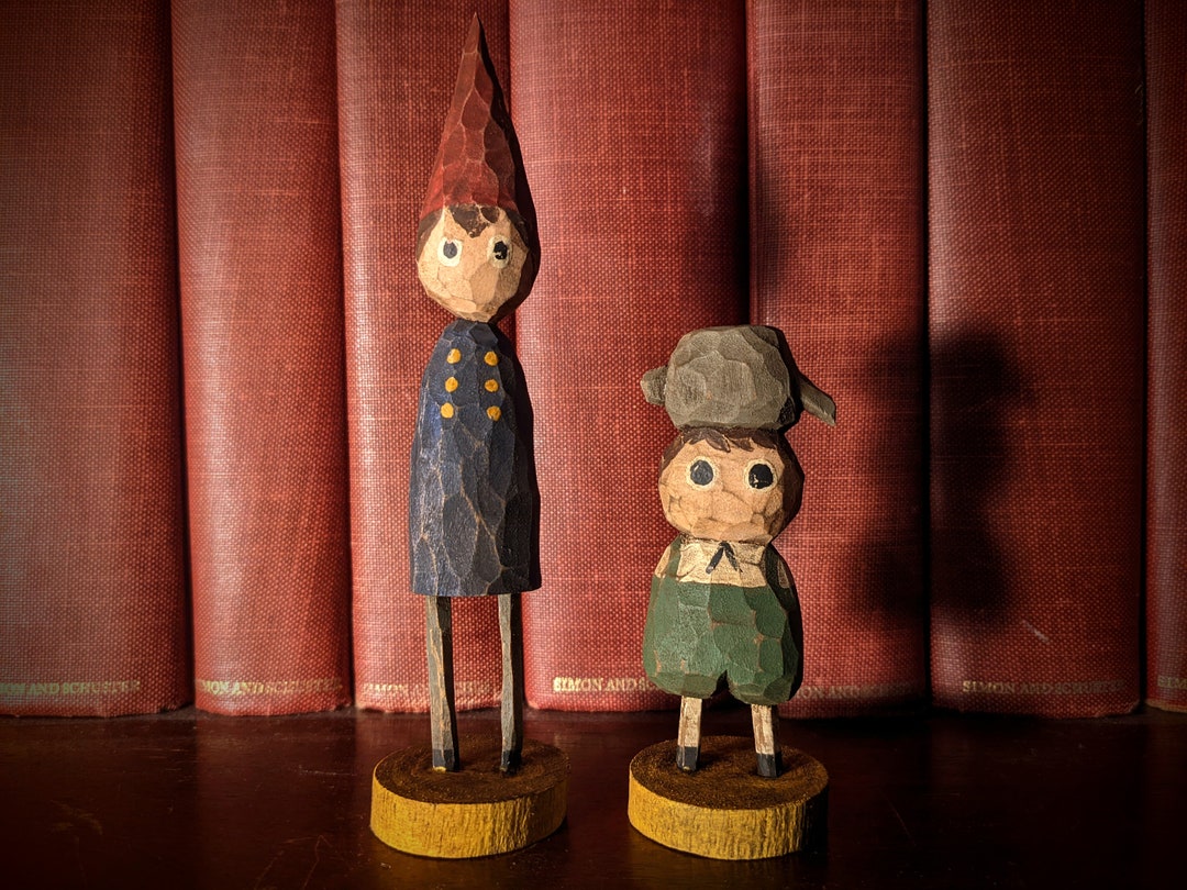 Greg and Wirt Wooden Figurines - Etsy