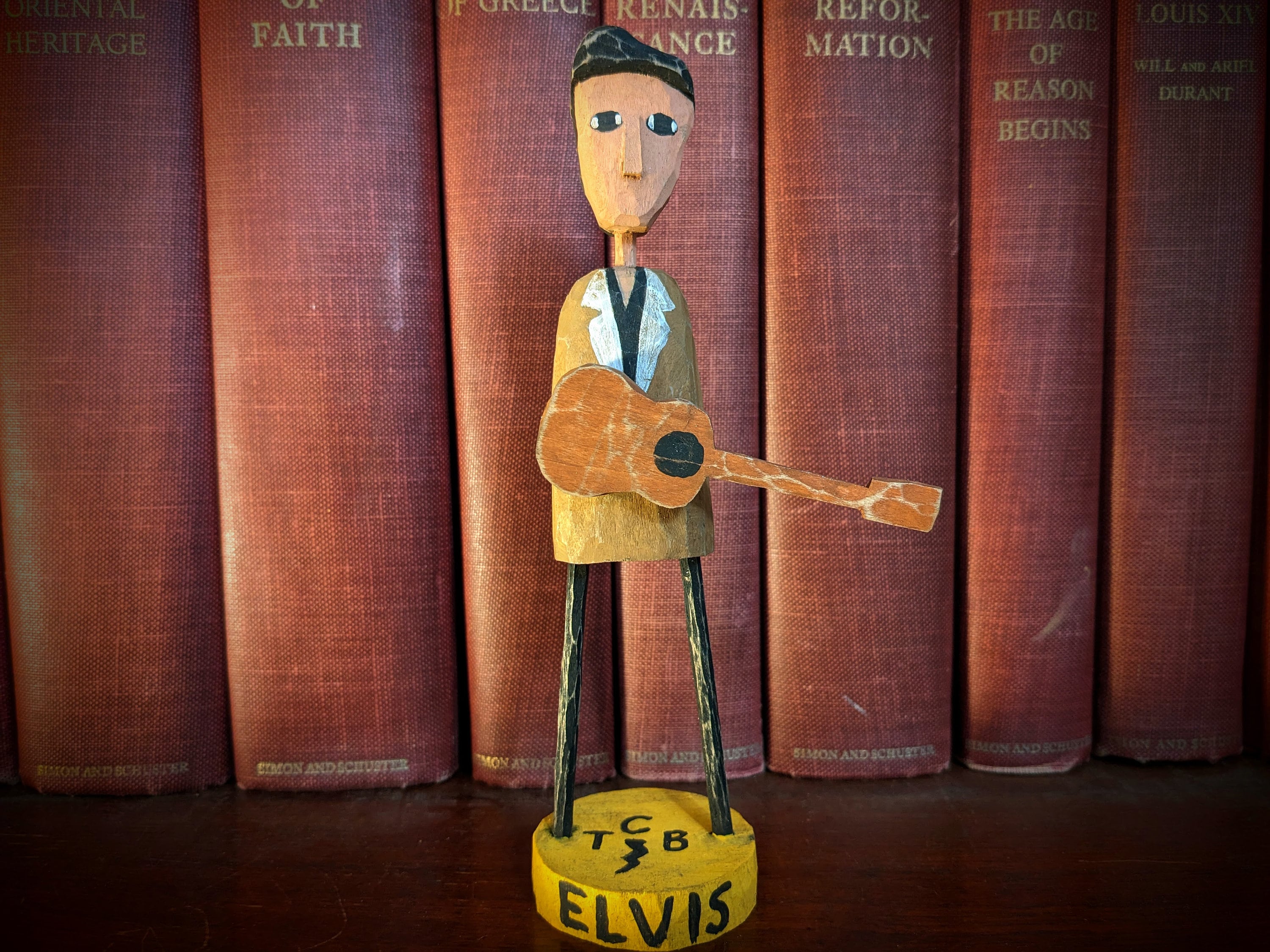 Elvis Presley Wooden Figurine - Etsy