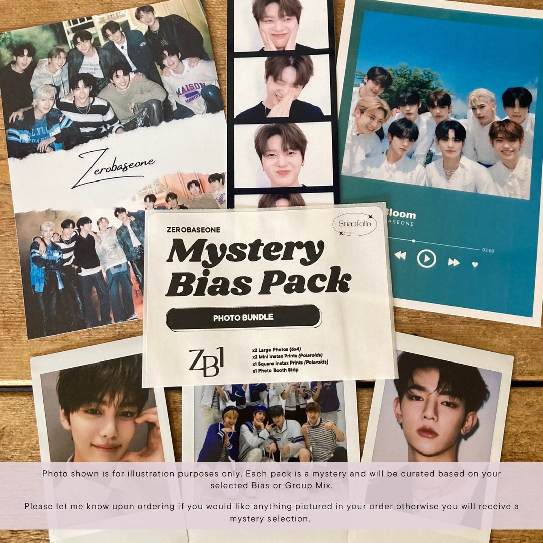 ZEROBASEONE ZB1 Mystery Bias Pack Photo Bundle Kpop Gift - Etsy