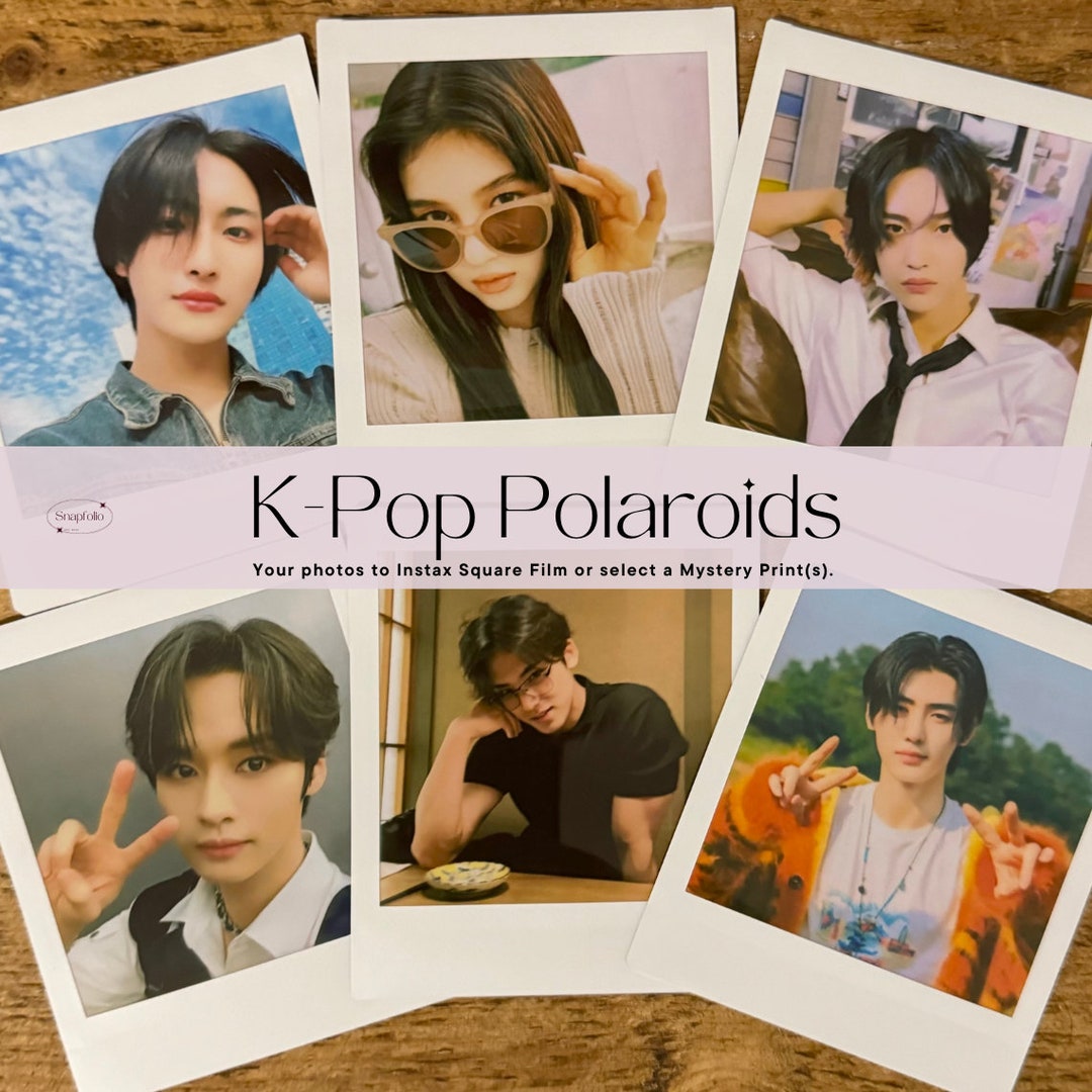 Kpop Square Instax Prints, Custom or Mystery - Etsy