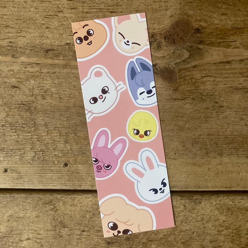 SKZOO Stray Kids Bookmark double-sided Cute Kpop Gift - Etsy UK