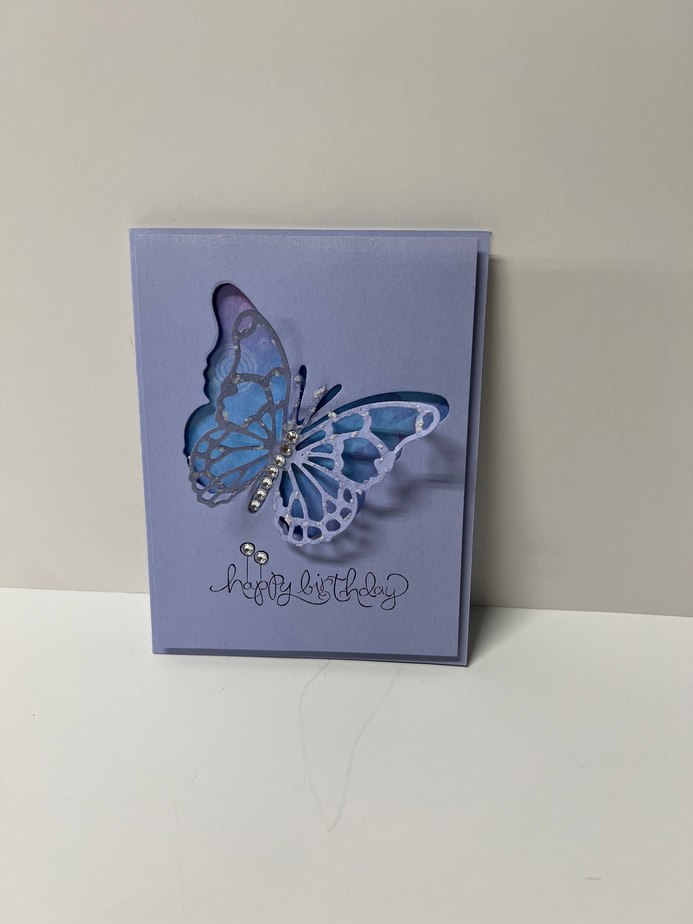 Handmade Birthday Card - Butterfly - Etsy