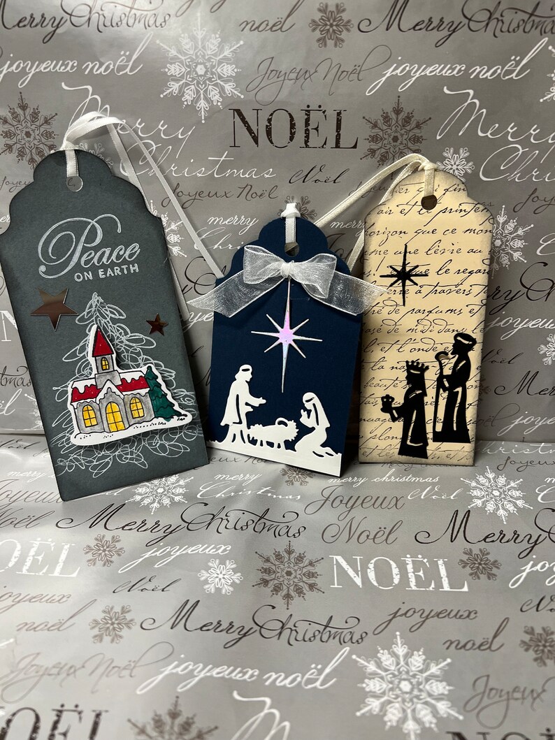 Religious Christmas Tags Listing - Etsy