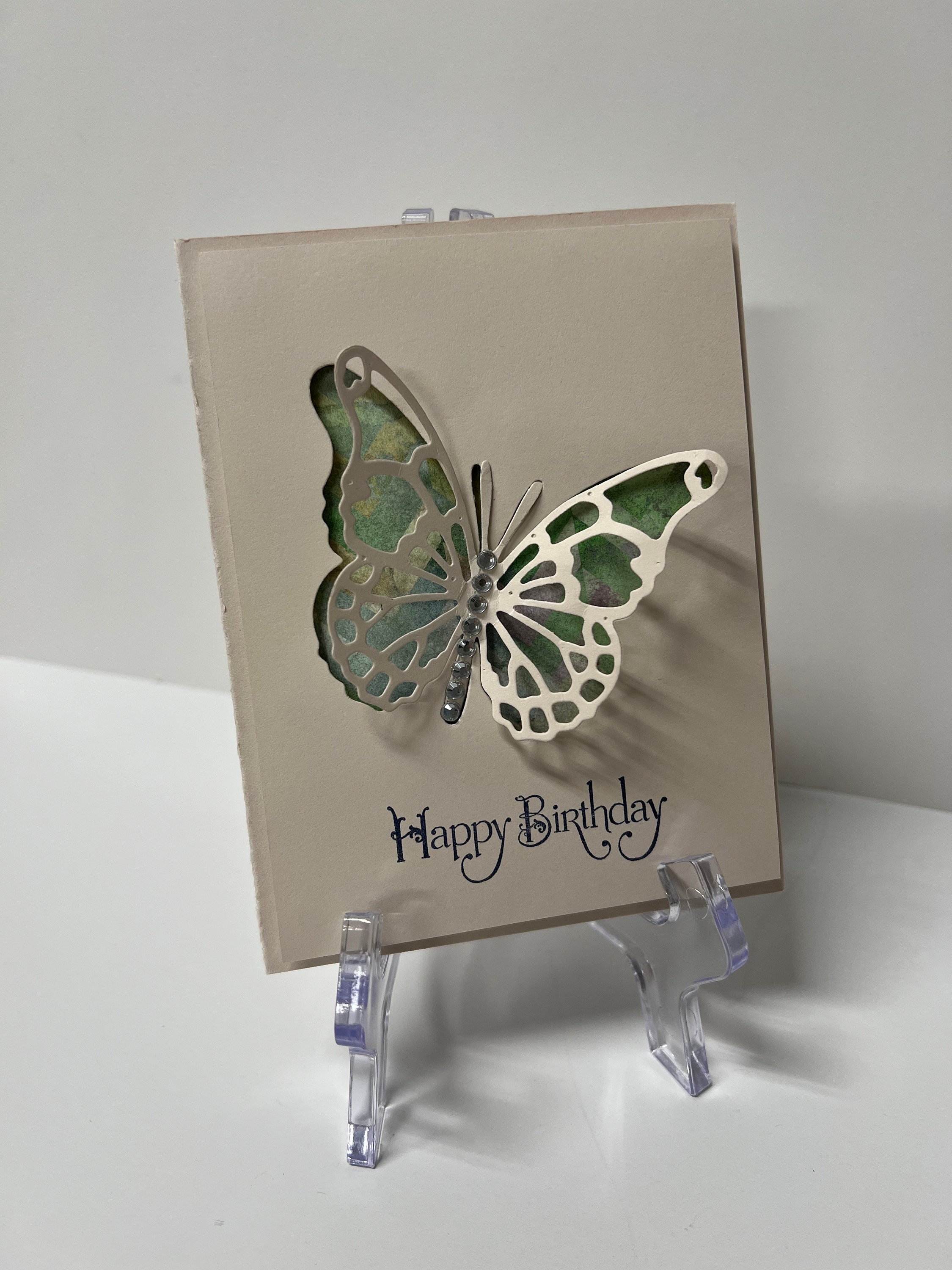 Handmade Birthday Card - Butterfly - Etsy