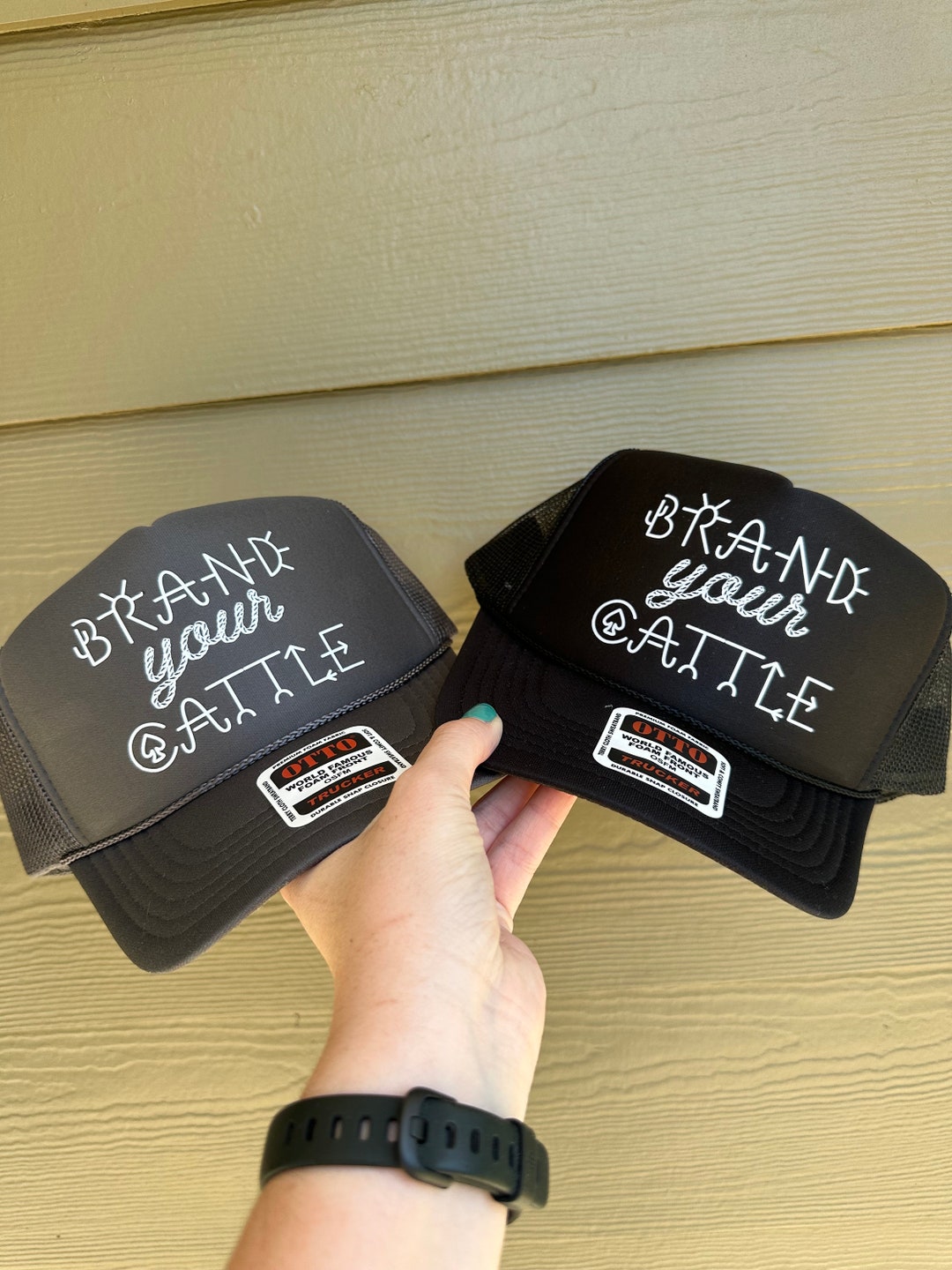 Brand Your Cattle Trucker Hat, Western Roper Howdy Trucker Hat Cute ...