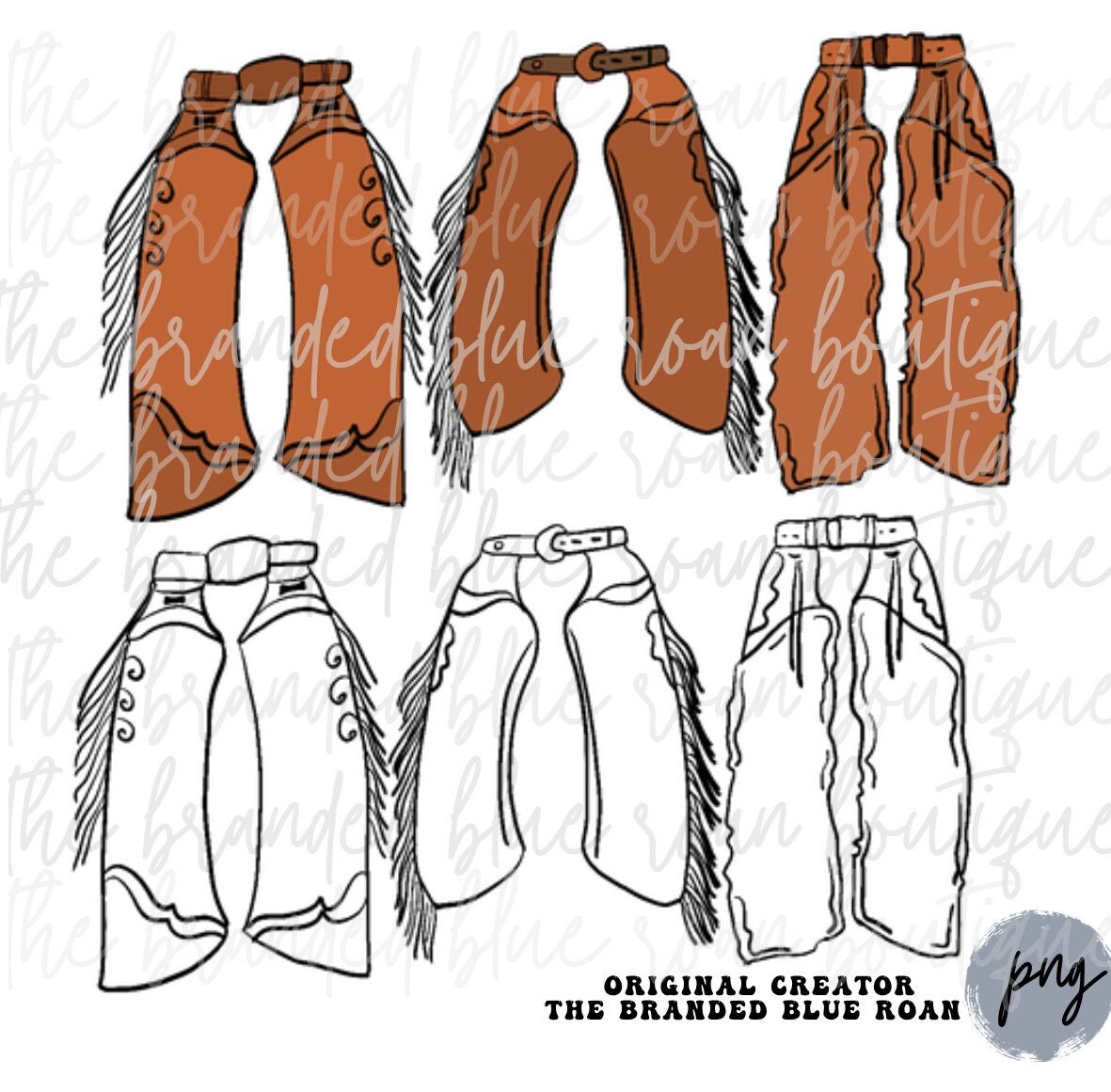 Rodeo Cowboy Chaps Western PNG Western Cowboy Chaps Png - Etsy