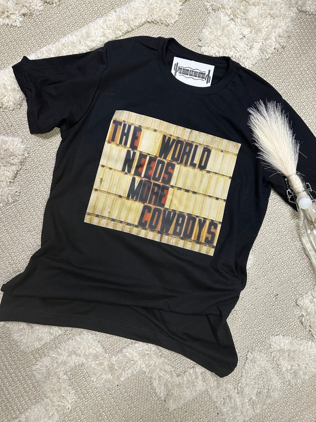 The World Needs More Cowboys Western Tshirt, Western Graphic Tee, Rodeo Graphic Tshirt, Trending ...