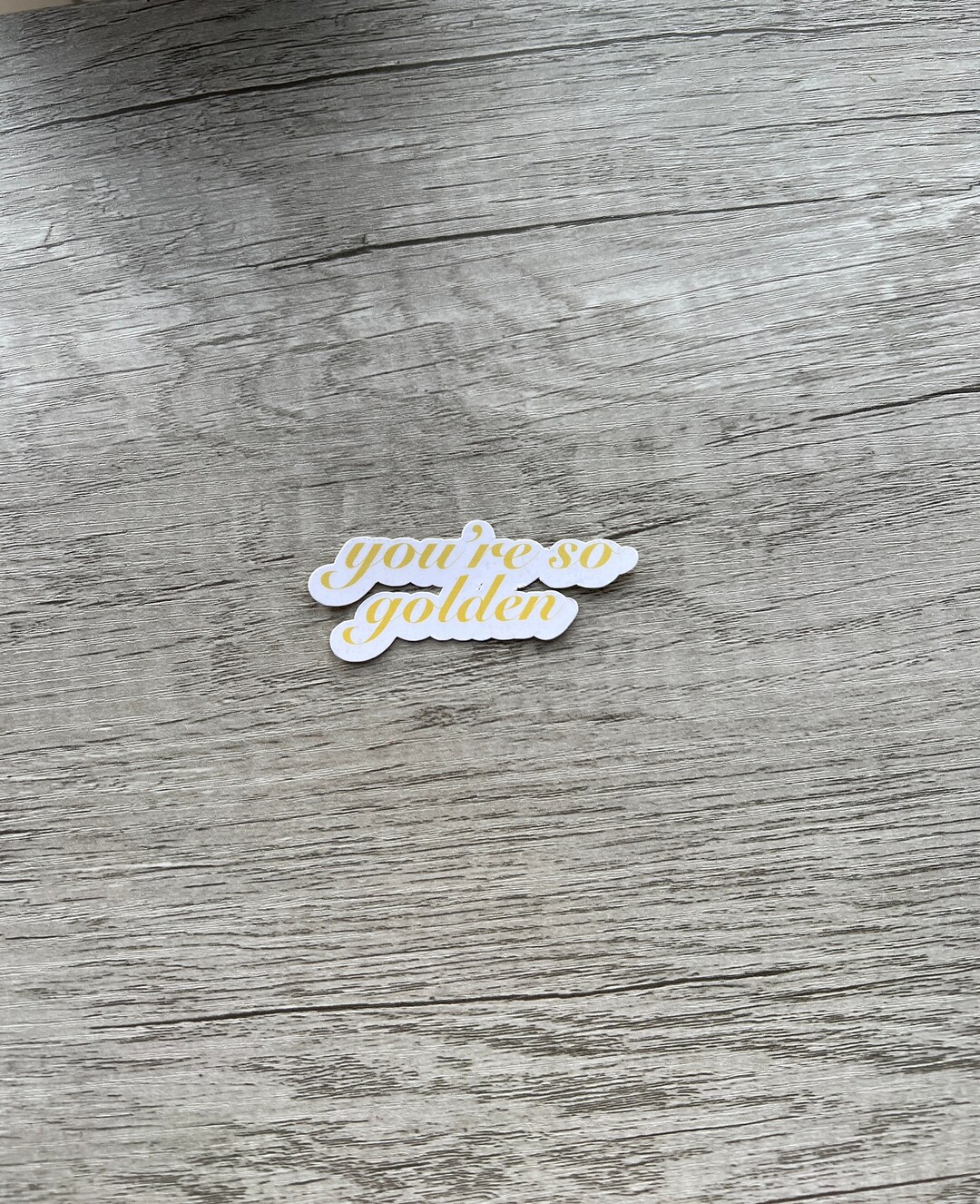 Harry Styles Fine Line Golden you're so Golden Sticker - Etsy